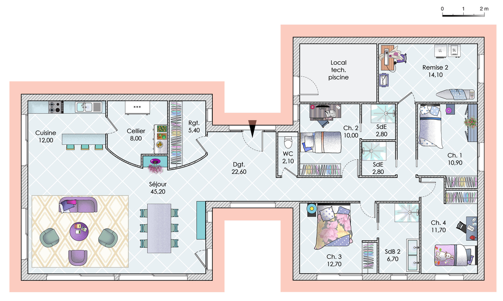 Plan de maison : Entre mer et montagne | Faire construire sa maison