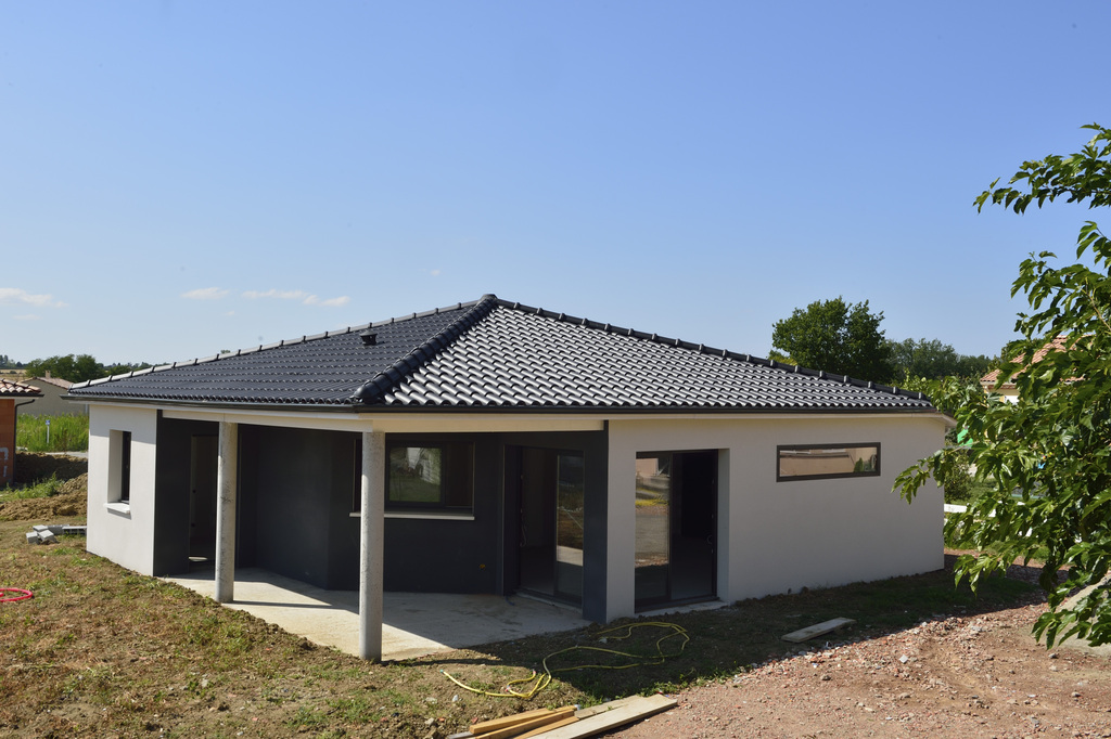 Maison neuve - Construction de la toiture | Faire construire sa maison