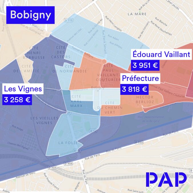 Bobigny : ces quartiers où les prix vont (beaucoup) monter en 2026 ! | PAP