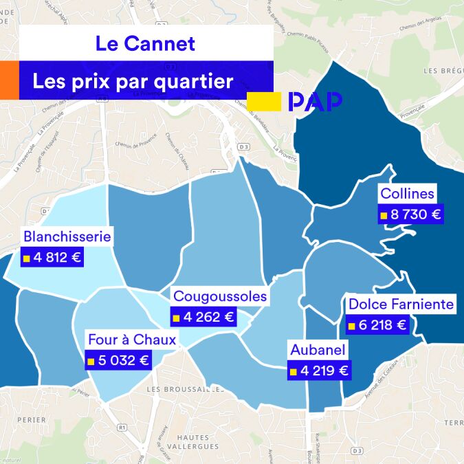 Le Cannet : les quartiers les plus chers, les moins chers | PAP