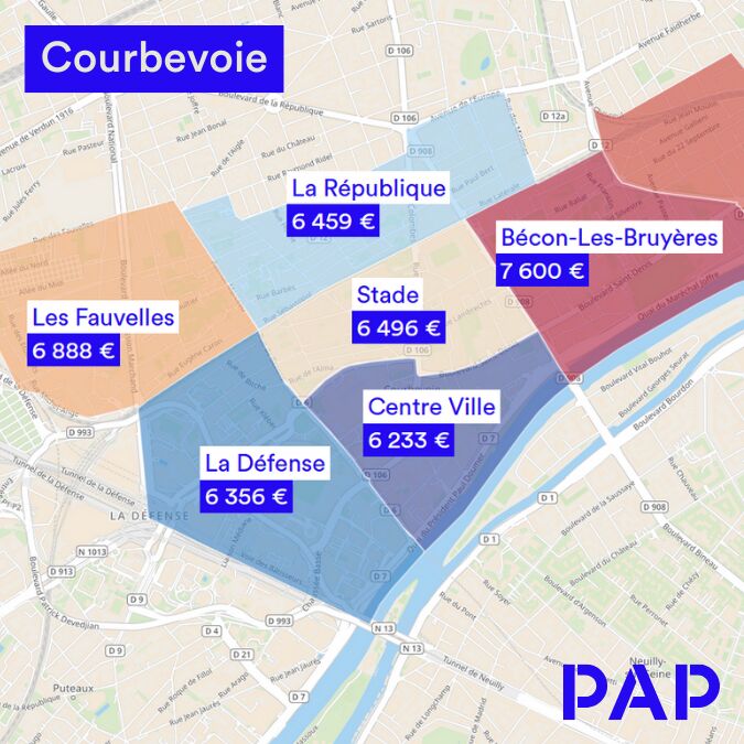 Courbevoie : les prix baissent de 5,5 % en 2025 | PAP