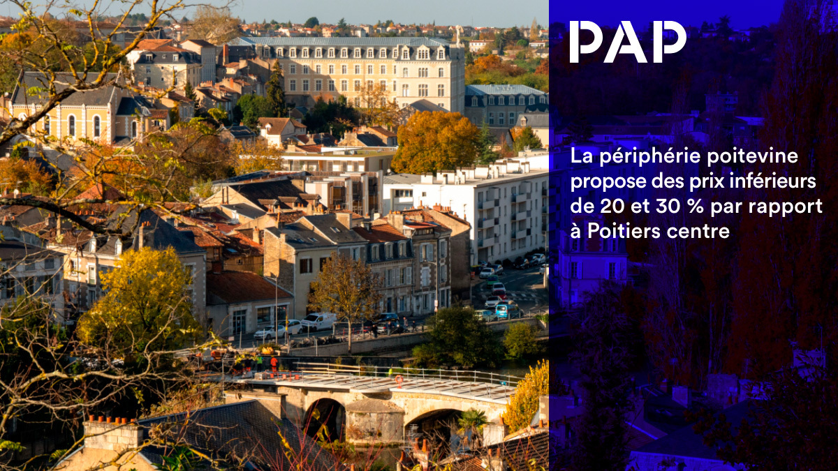 Poitiers : les villes proches où acheter est plus avantageux | PAP