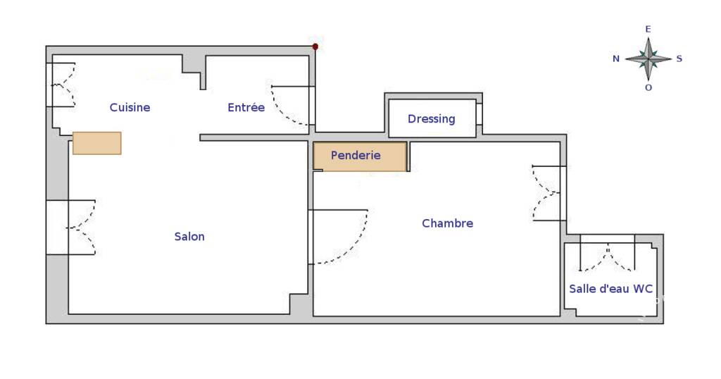 Location appartement 2 pièces 38,70 m² Le Plessis-Robinson (92350) - 38 ...