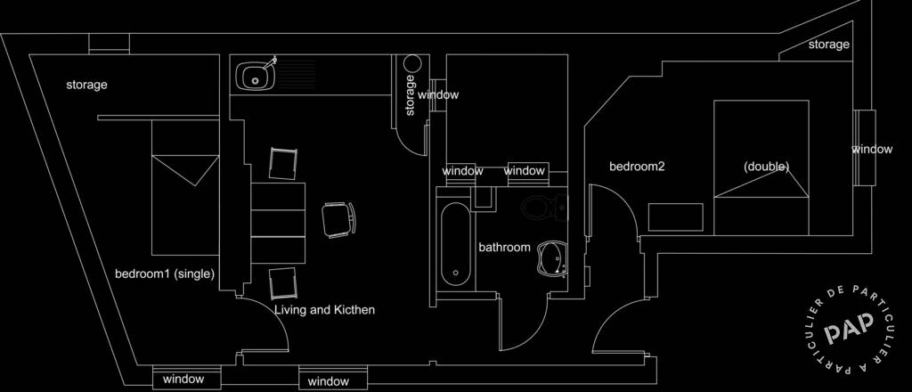 Chambre dans une colocation 39 m² Paris 7E (75007) - 39 m² - 850 ...