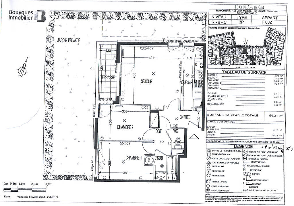 Vente appartement 3 pièces 54 m² Brétigny-Sur-Orge (91220) - 54 m² ...
