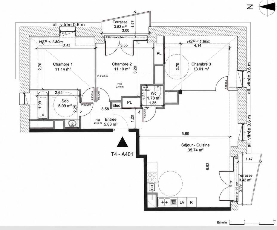 Location meublée appartement 4 pièces 83 m² Aix-Les-Bains (73100) - 83 ...